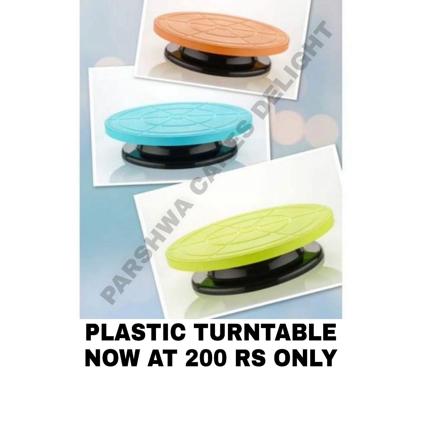 PLASTIC TURNTABLE