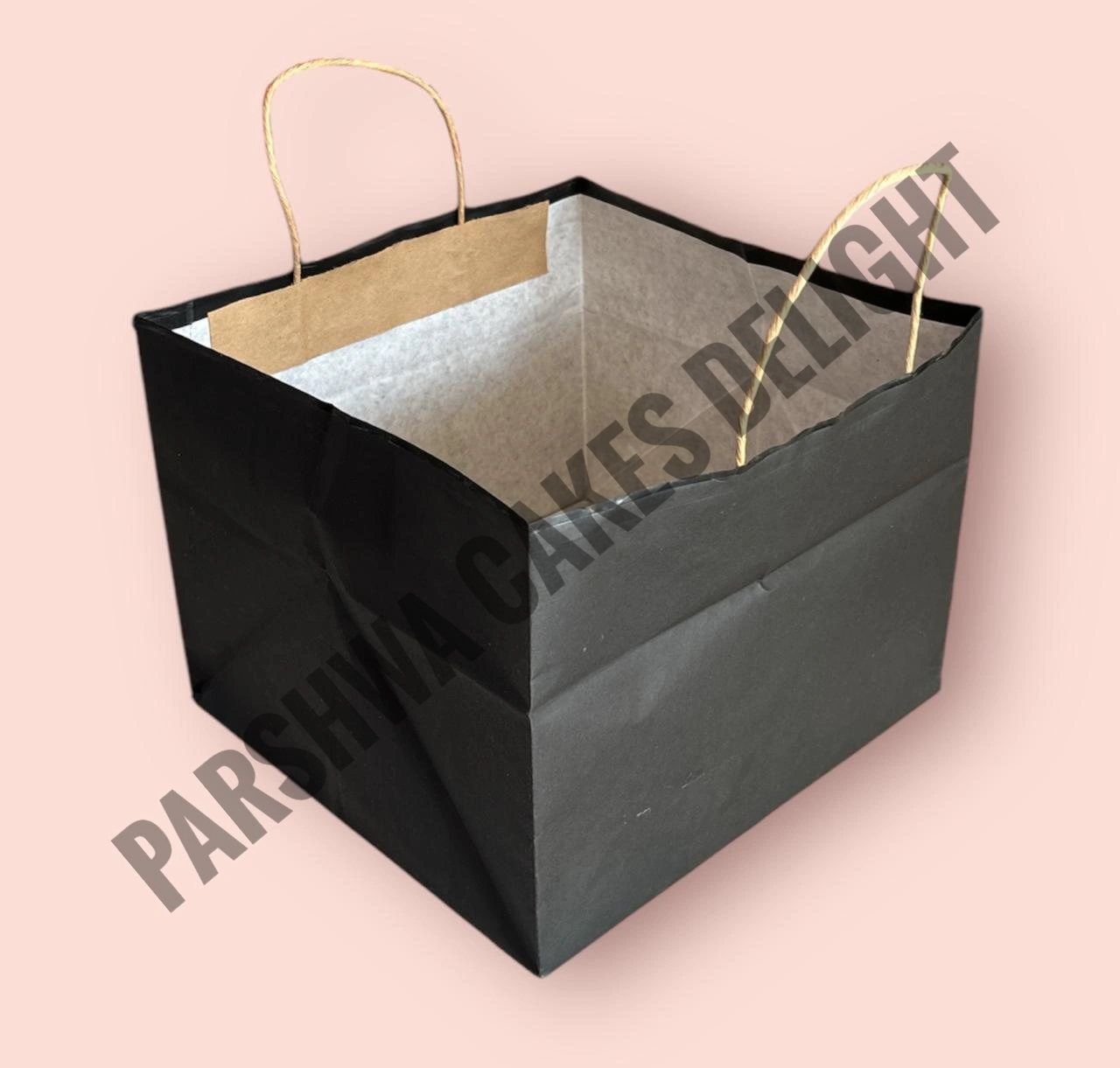 Black Cake Paper Bag Half Kg