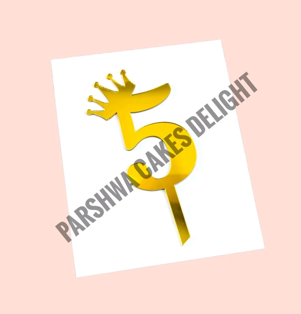 Acrylic Number Topper