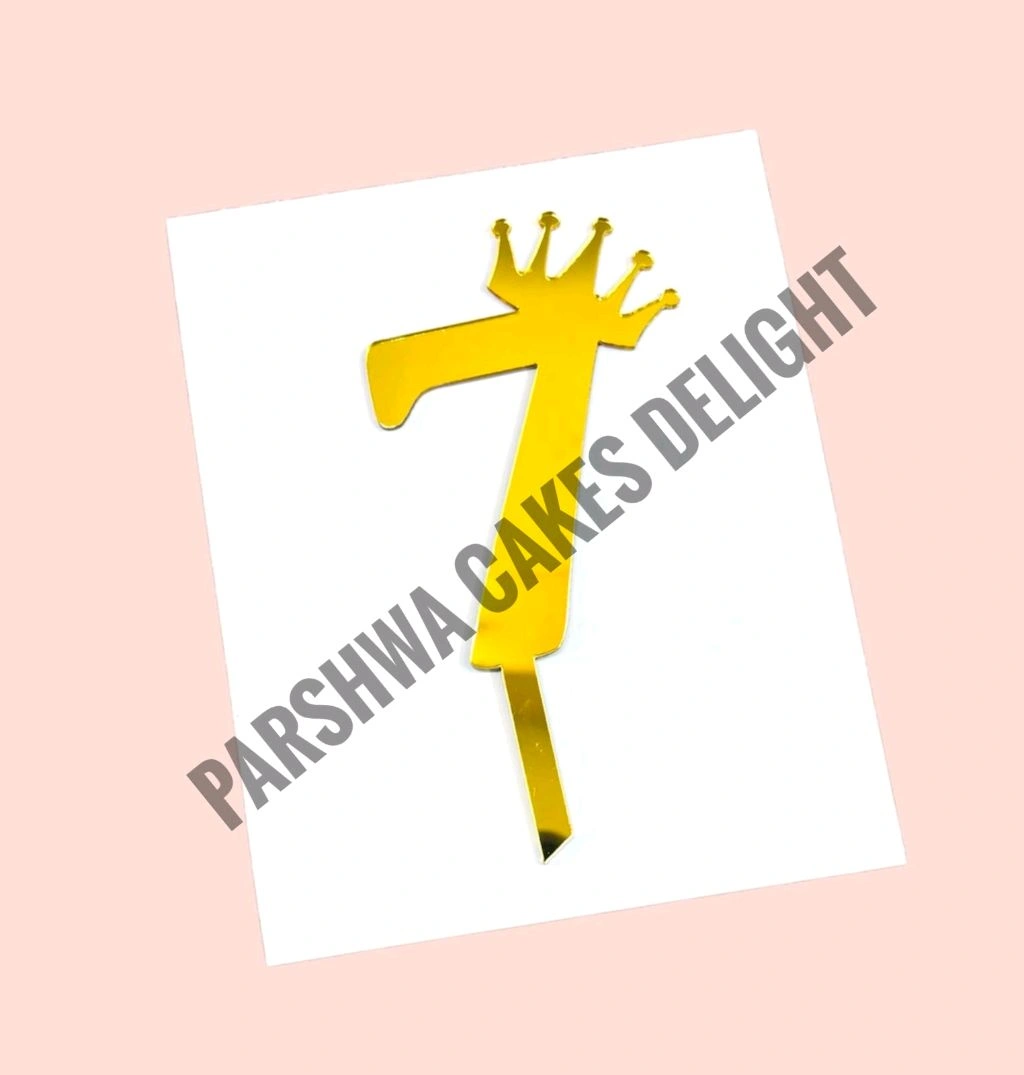 Acrylic Number Topper