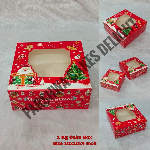 Christmas Cake Box