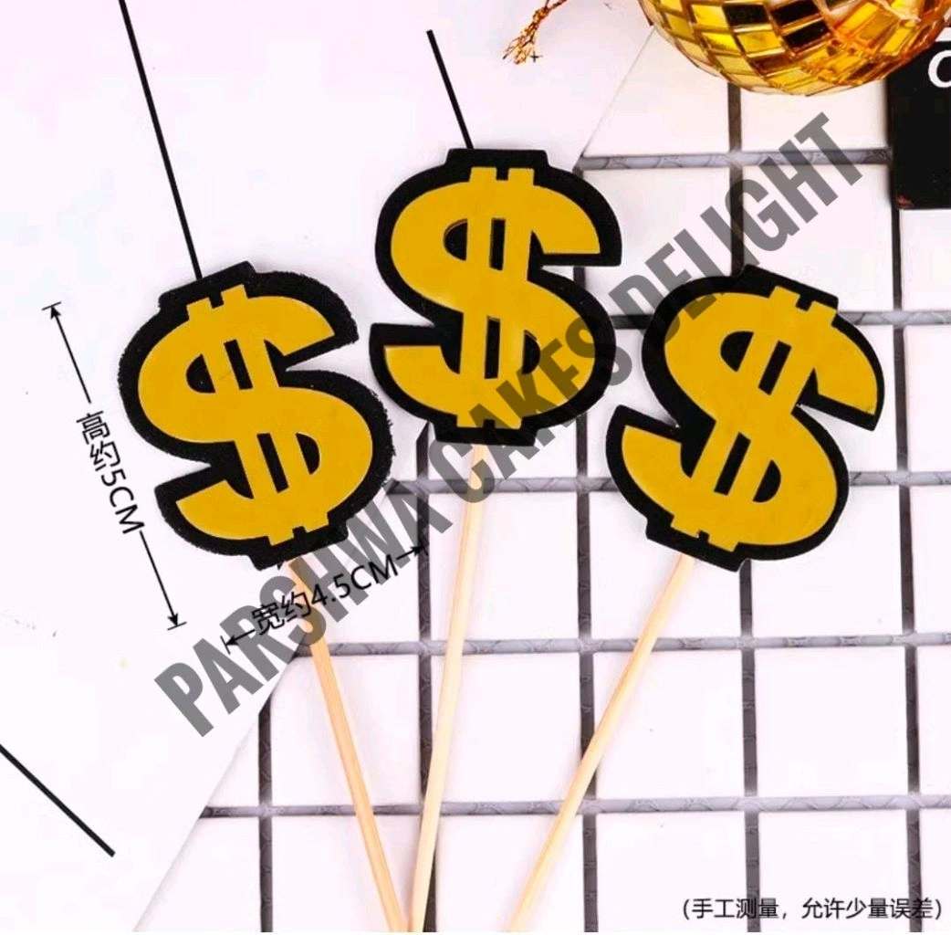 Dollar Sign Paper Topper