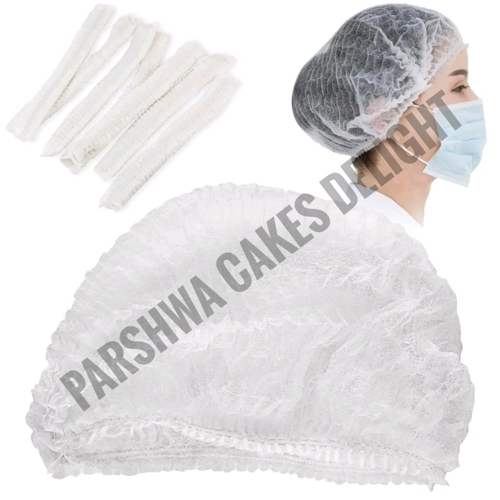 White Hairnet for Cooking and Baking