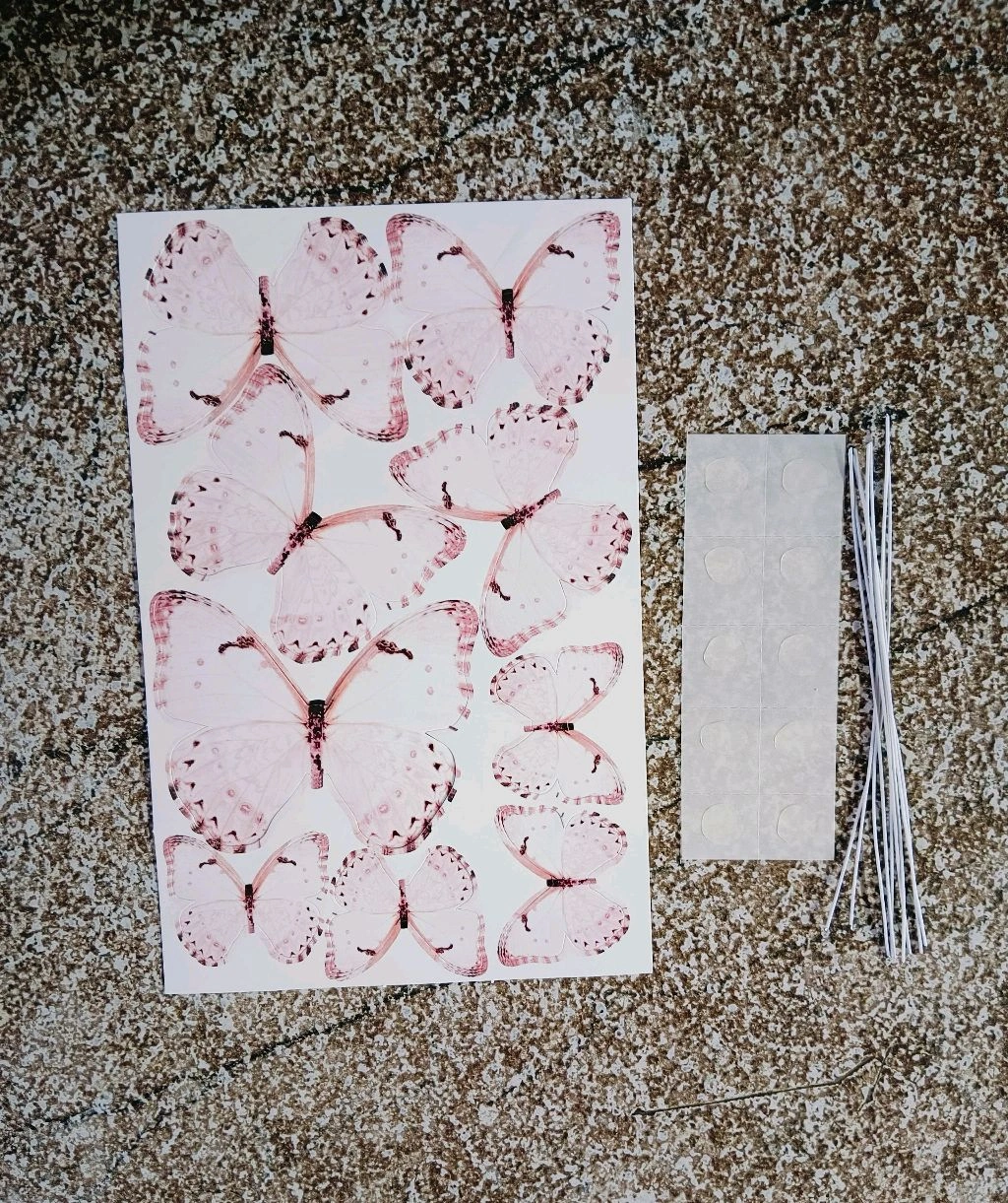 BUTTERFLIES WITH STRING