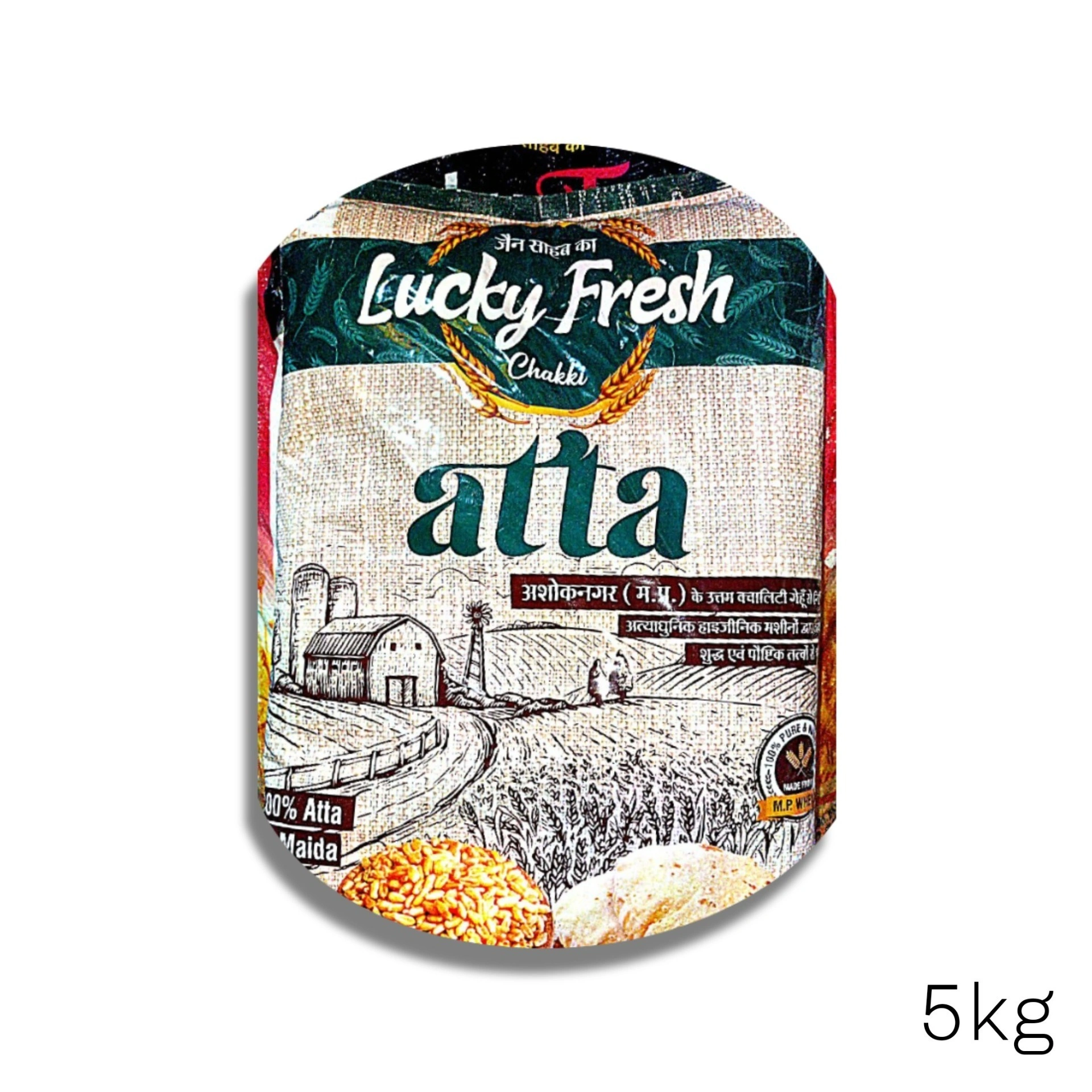Lucky Fresh Atta 5kg Pack