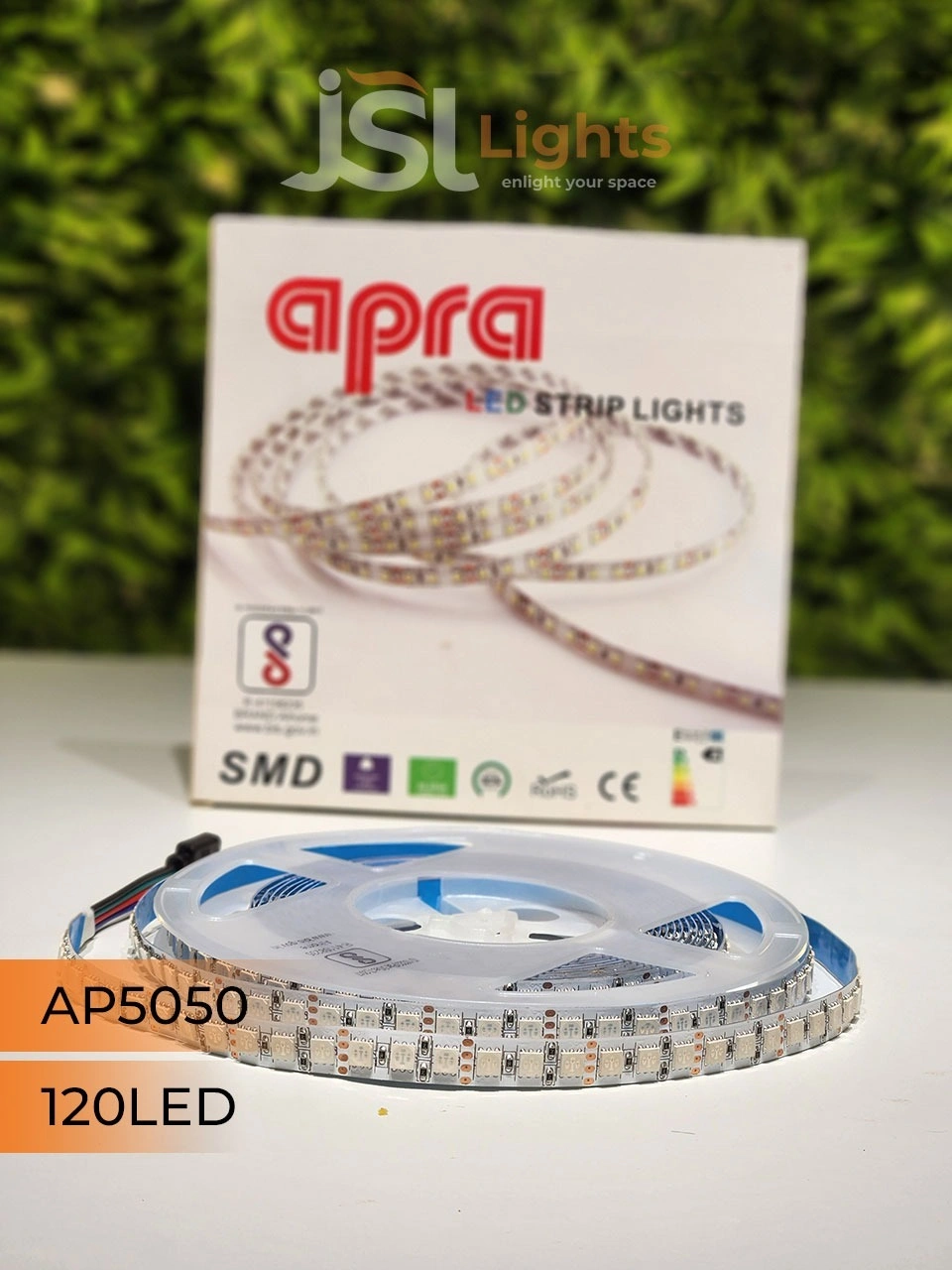 APRA 12V 5050 RGB 120Led Strip Light 5Mt Pack