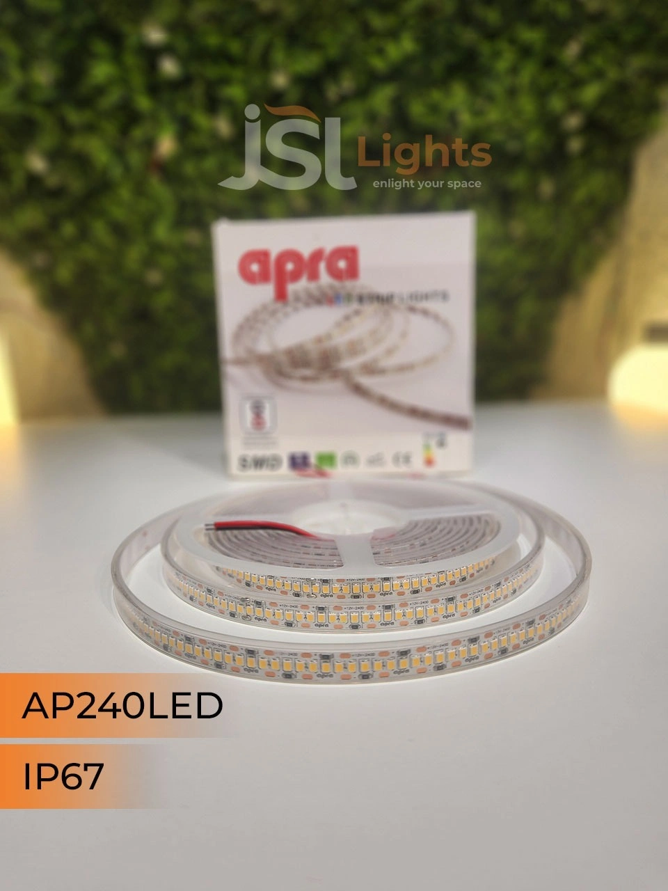 APRA 12V 2835 240Led IP67 Strip Light 5Mt Pack