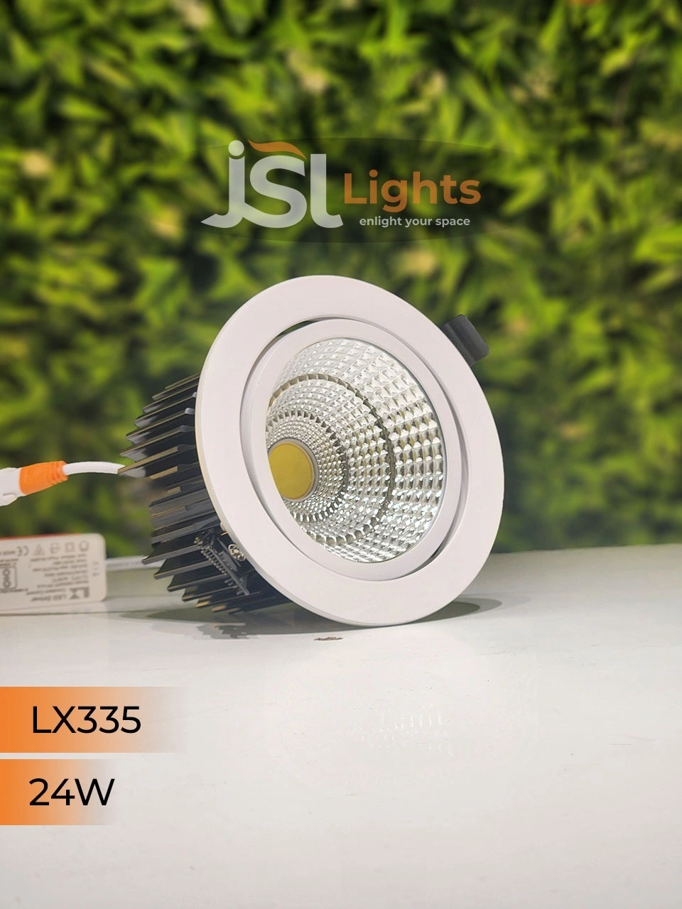 335 24W COB LED Downlight – Ultra Bright Focus Light for Homes ...
