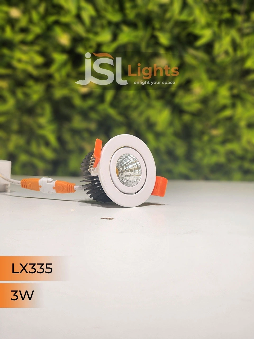 LX 335 3W Round Deep Recessed COB Downlight