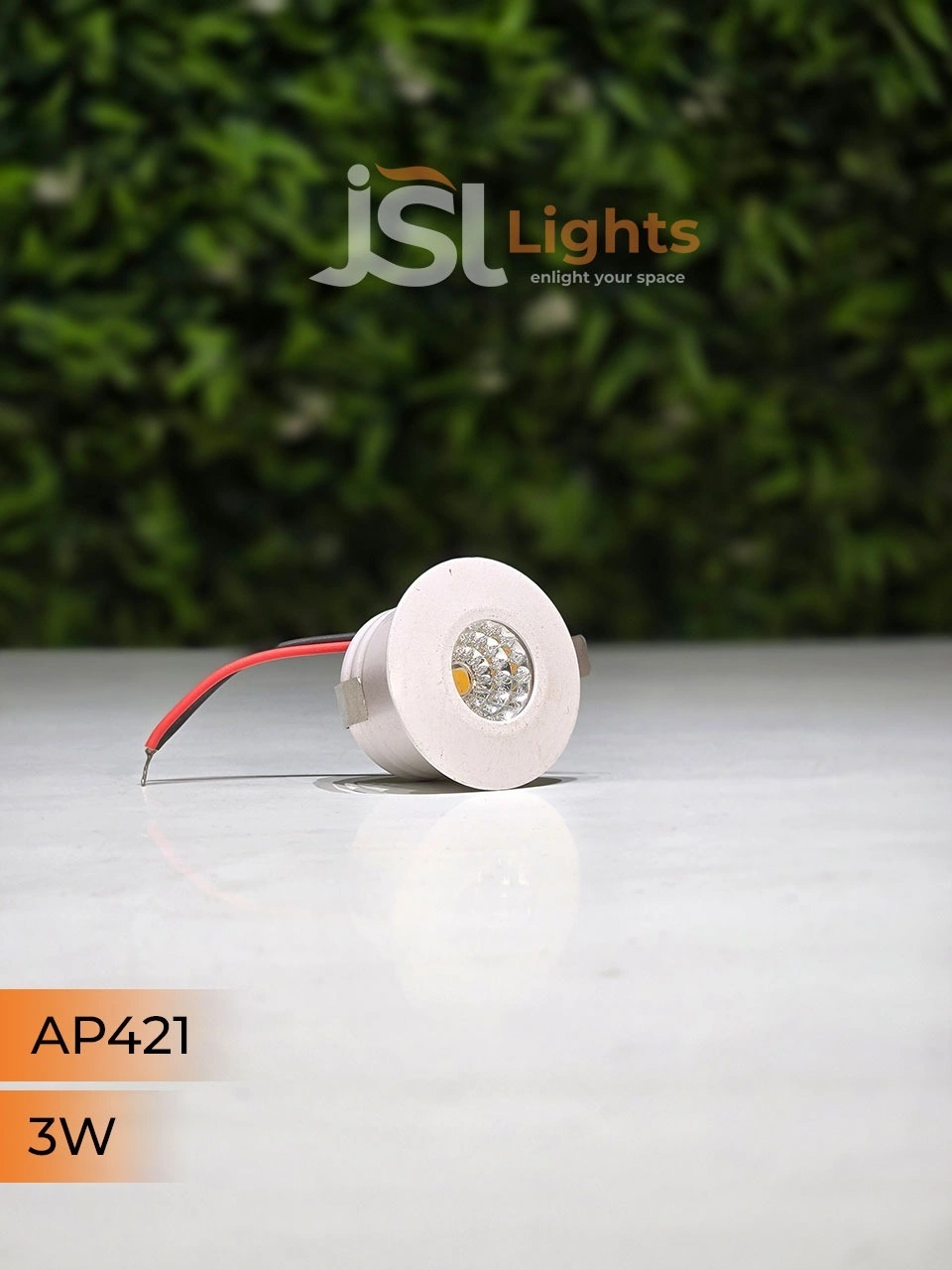 APRA 421 3W White Deep Recessed COB Downlight