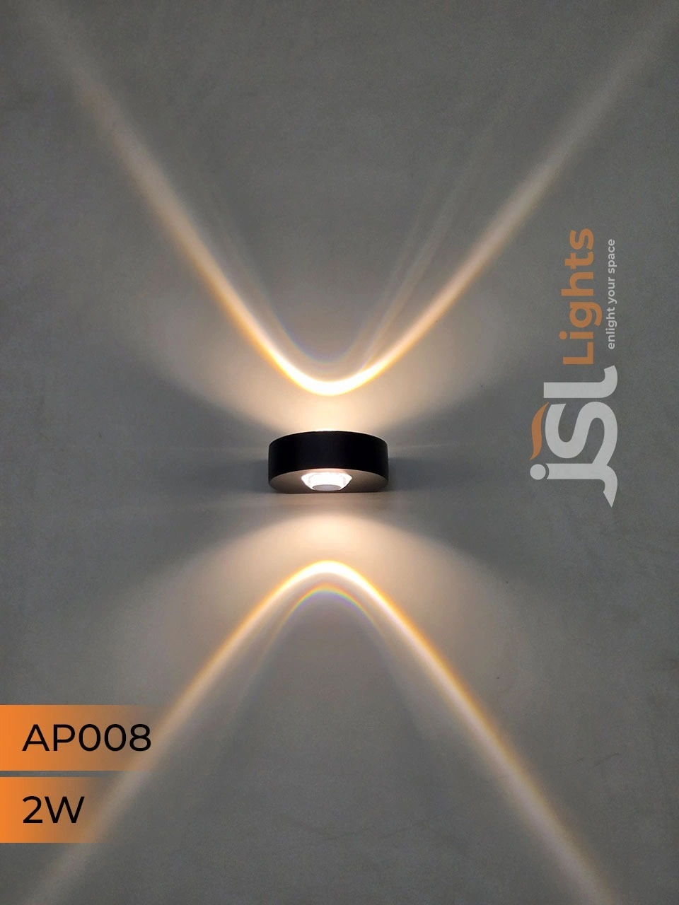 APRA 008 2W Up Down Outdoor Wall Light