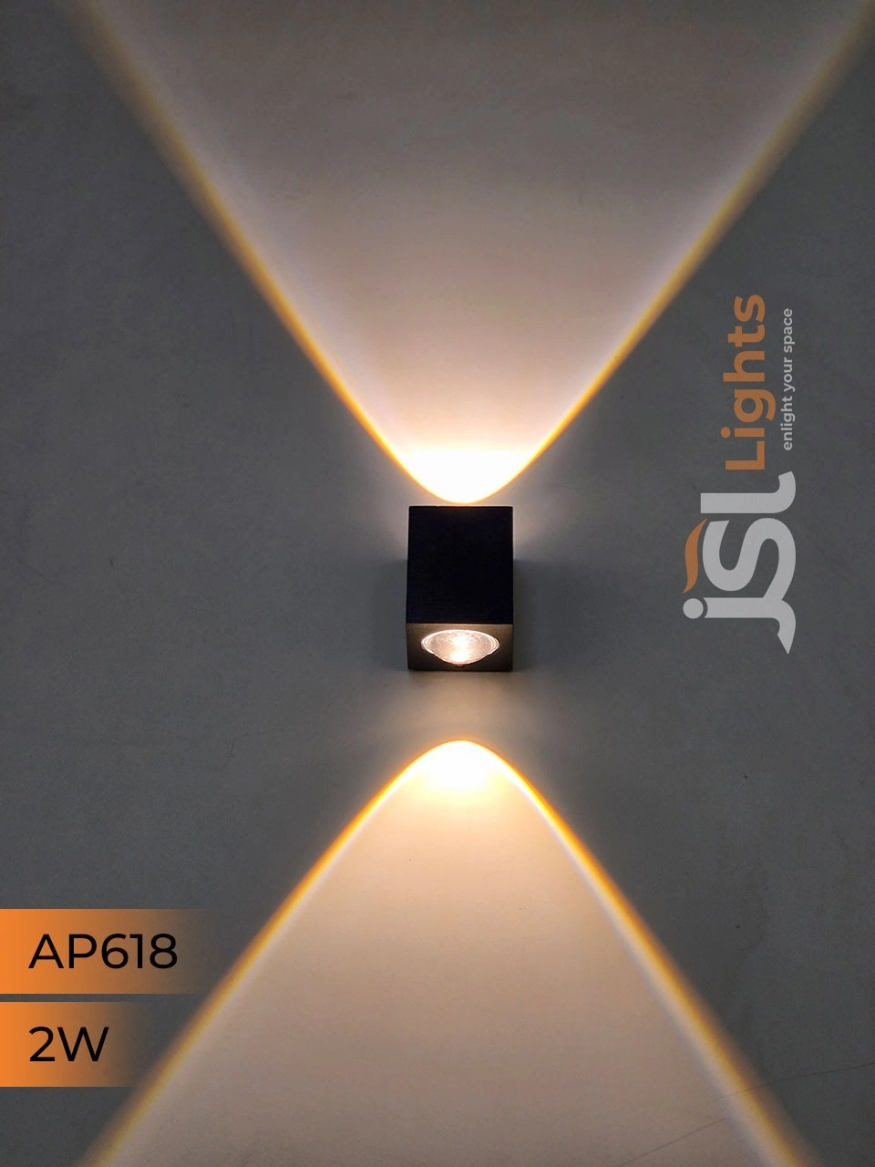 APRA 618 2W Up Down Outdoor Wall Light