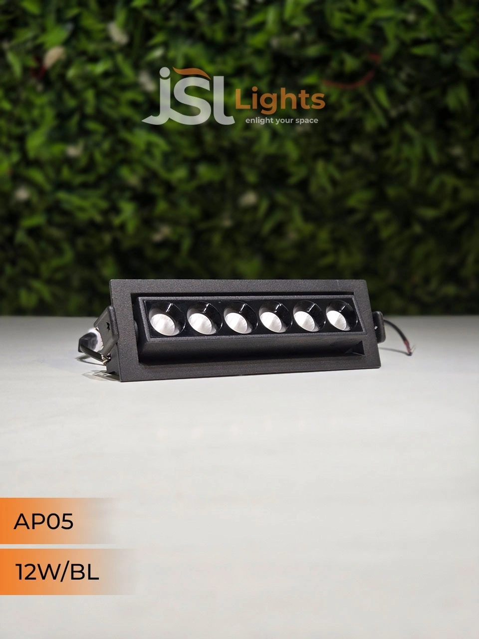 APRA 05 12W Linear Recessed COB Spotlight