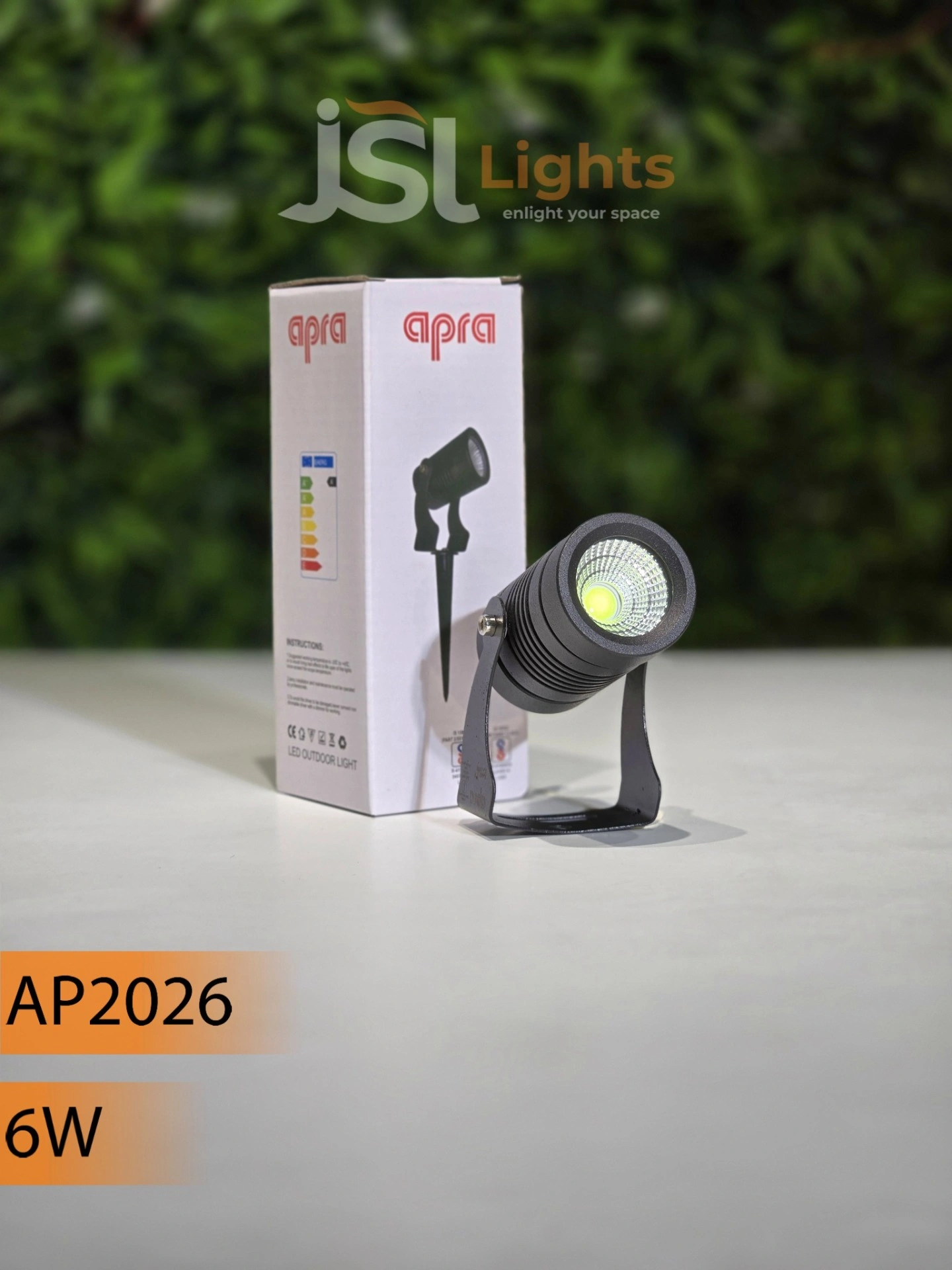 APRA 2026 6W LED Spike Garden Spot Light