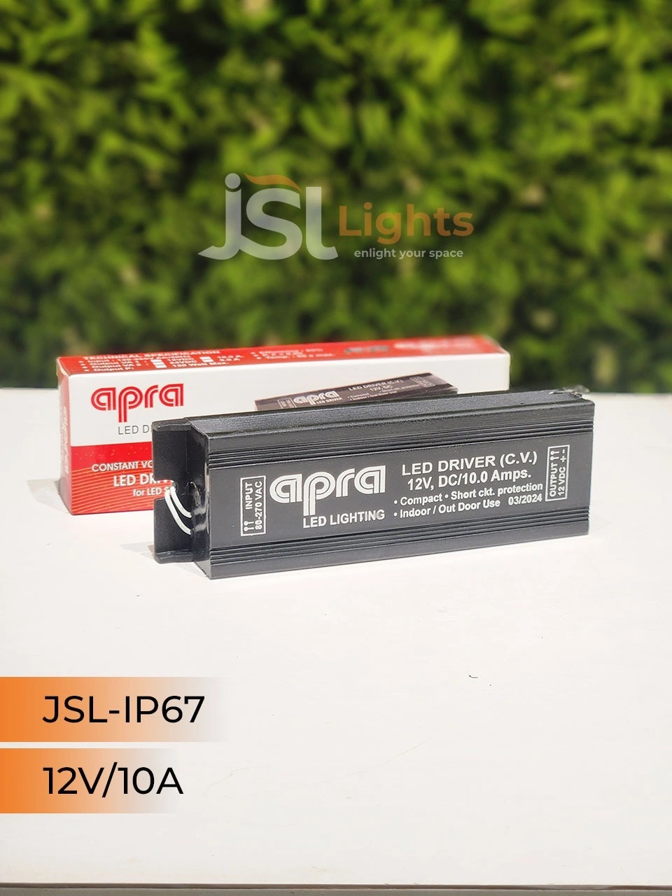JSL 12V IP67 Led Strip Constant Current Driver
