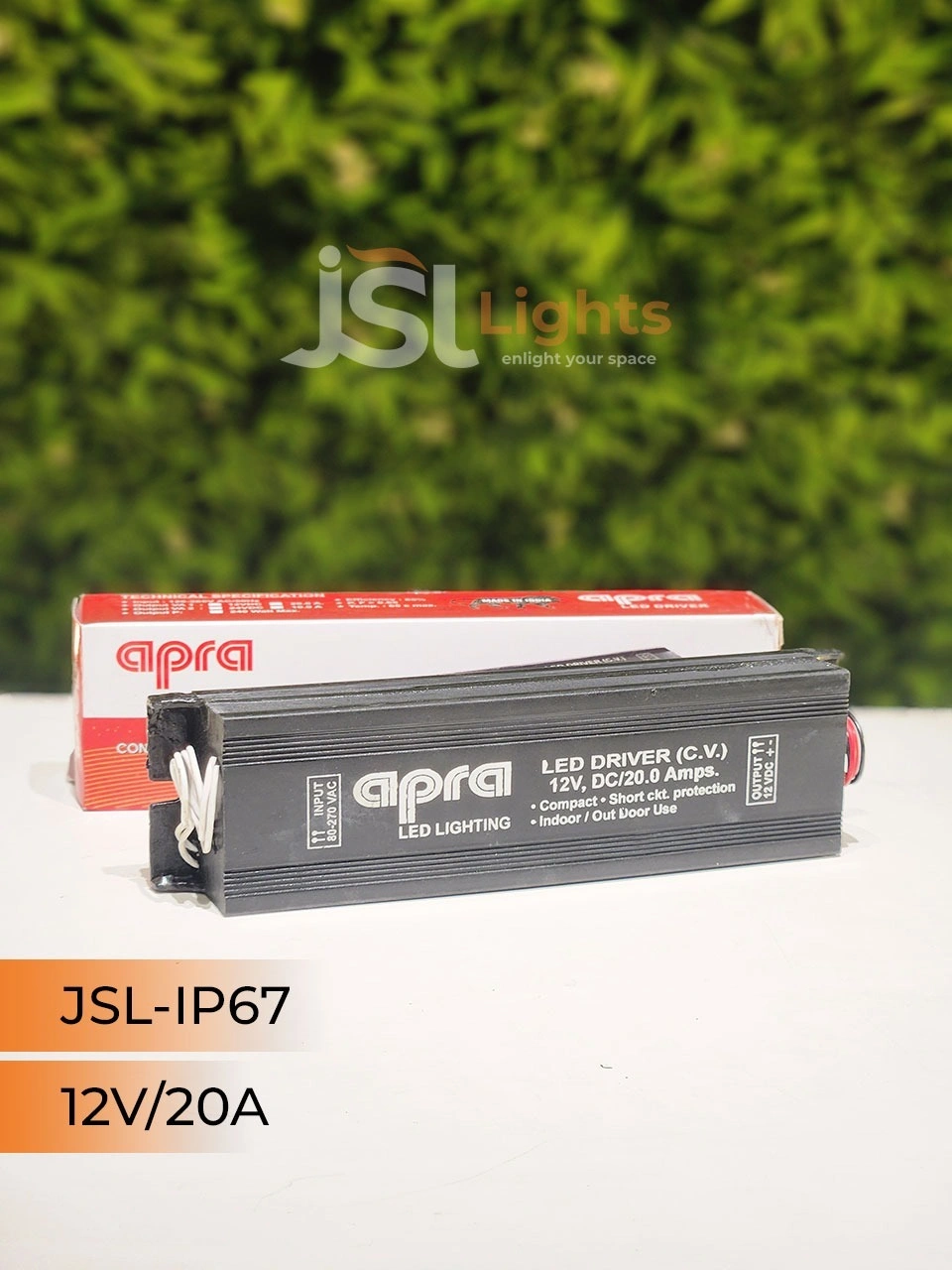 JSL 12V IP67 Led Strip Constant Current Driver