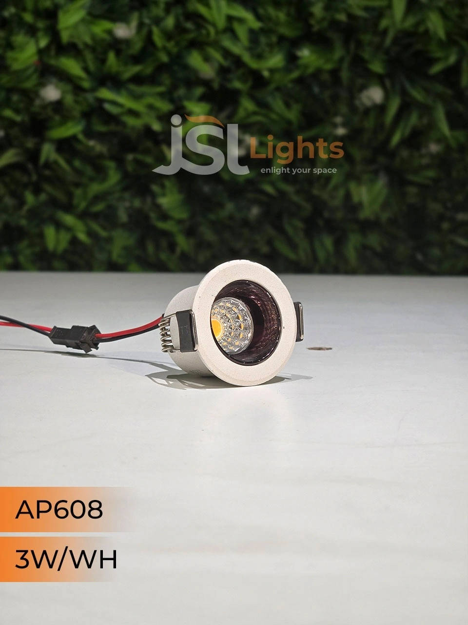 APRA 608 3W PKW PB Deep Recessed COB Downlight