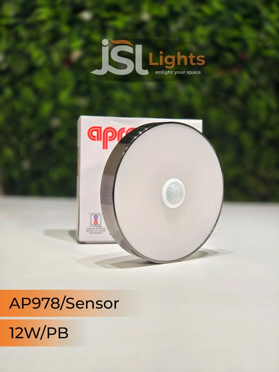 AP978 12W Sensor Round Surface Diffuser Panel Light