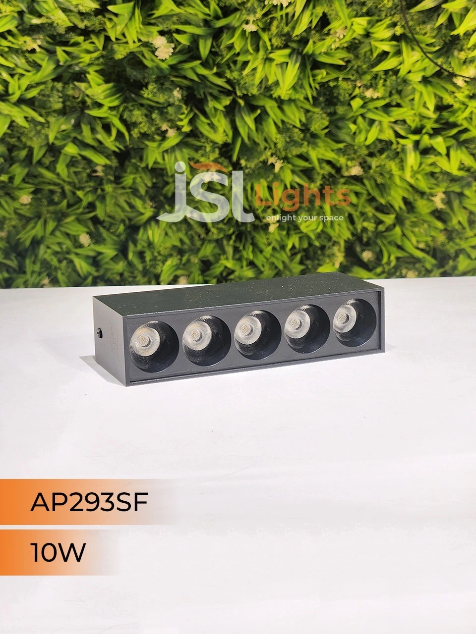 AP293 10W Black Linear Surface COB Spotlight