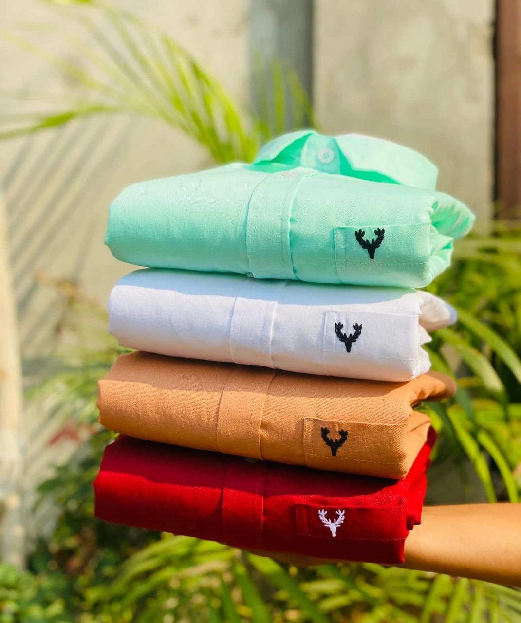 Allen Men's Plain Shirt Combo - Pack of 4 | Premium Cotton | Casual ...