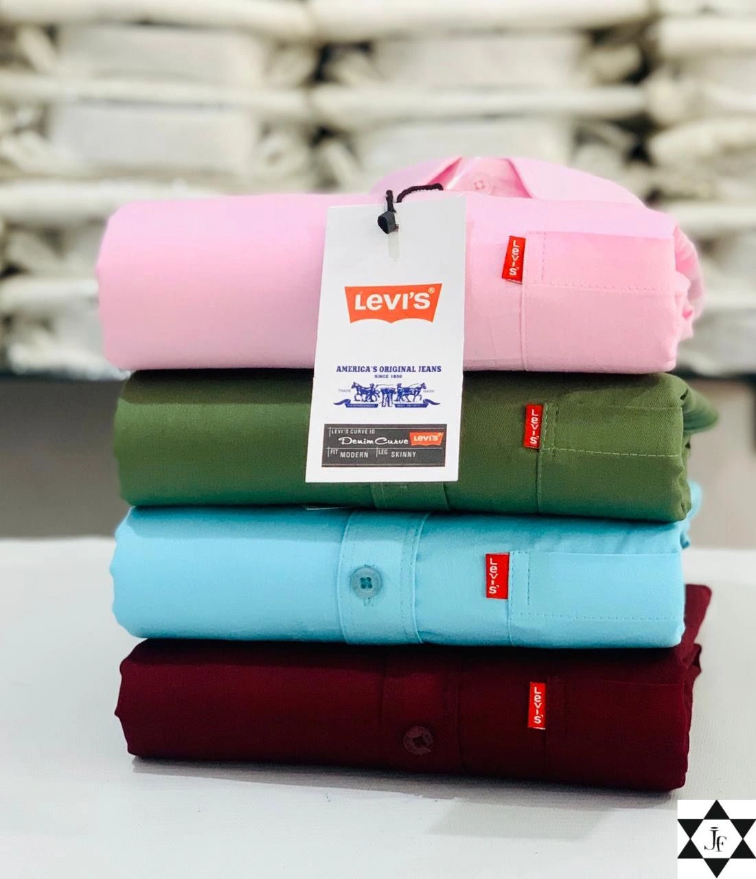Levies Men's Plain Shirt Combo - Pack of 4 | Premium Cotton | Casual ...