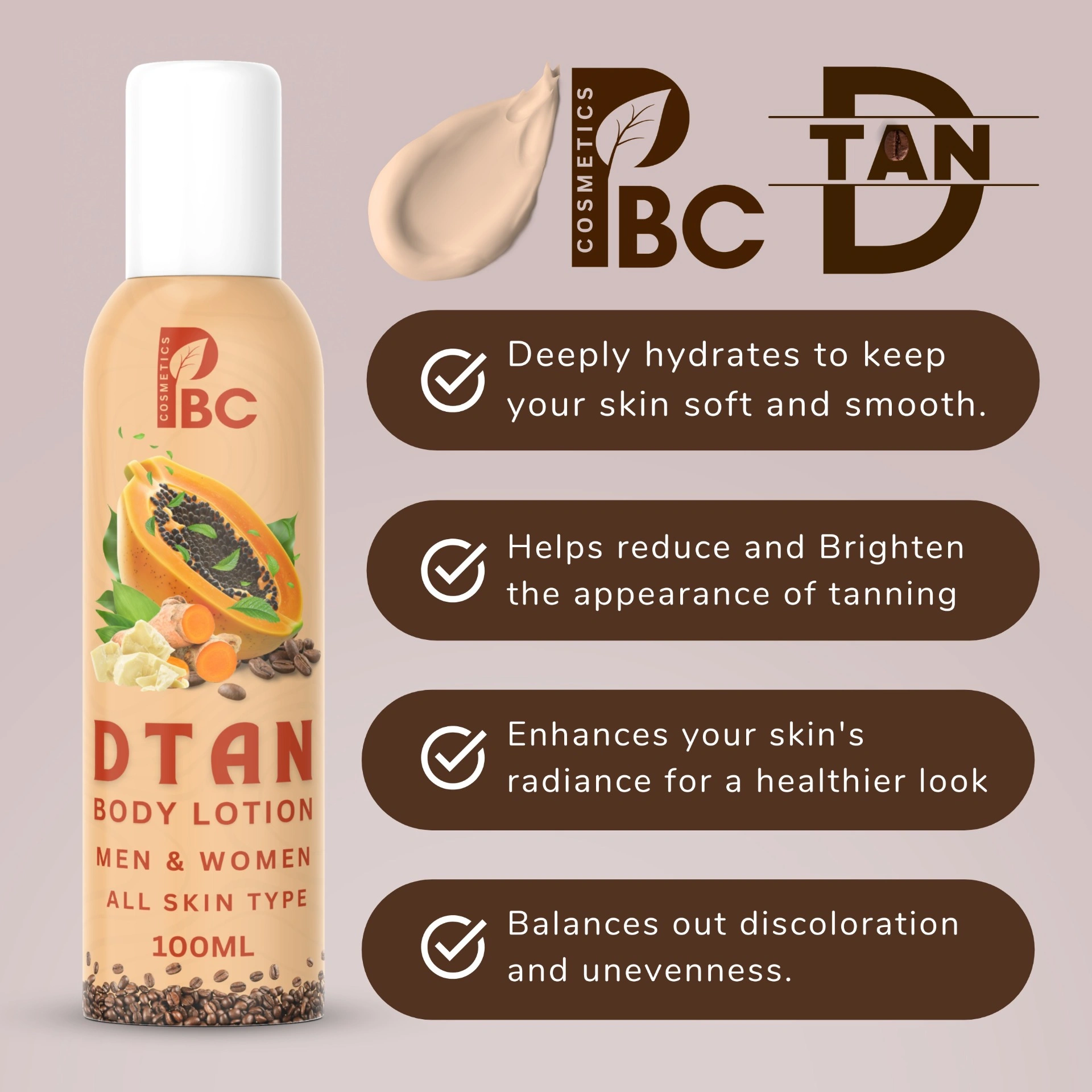 DTAN - BODY LOTION