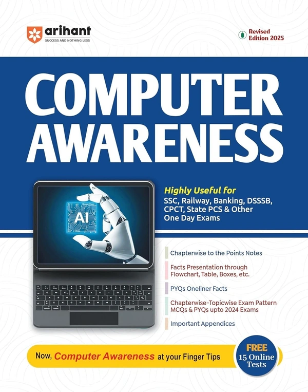 Arihant Revised edition of Computer Awareness for 2025 SSC, Railway ...