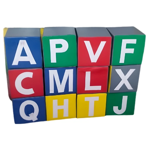 Softplay Blocks ABCD: Educational Alphabet Building Blocks for Learning & Play by PatnaToys 🌈