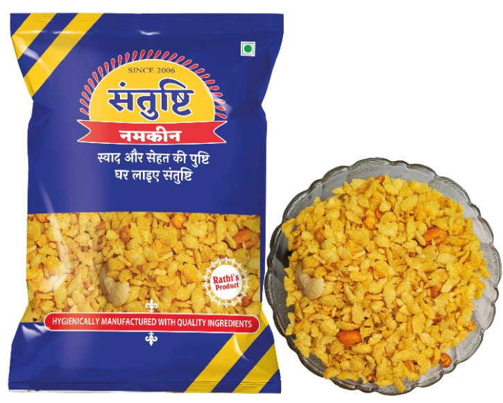 SANTUSHTI NAMKEEN POHA CHIWDA, 200 gms | Authentic Healthy Indian Snacks…